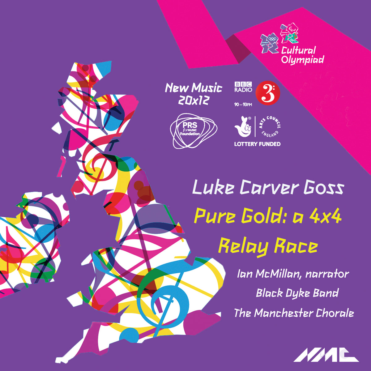 Luke Carver Goss: Pure Gold: A 4x4 Relay Race [Live] – NMC Recordings
